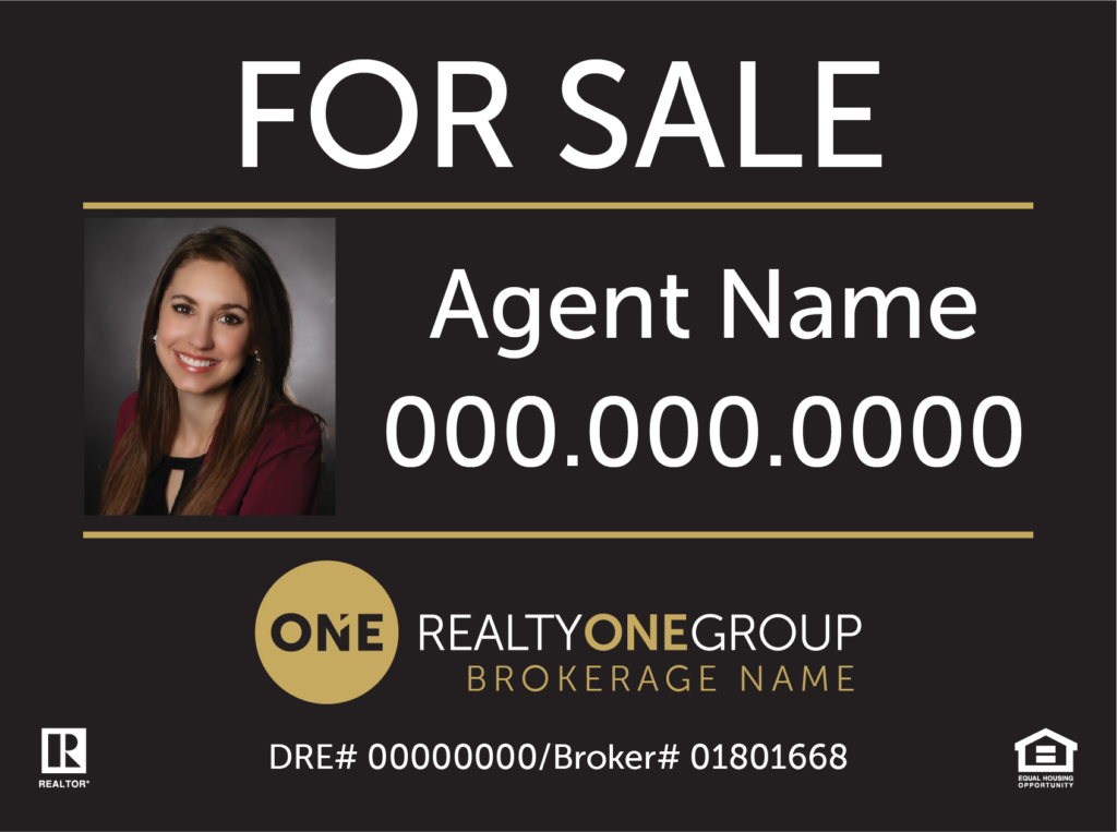 ROG 24x24 For Sale Panel Template F with Photo - Paradise Signs